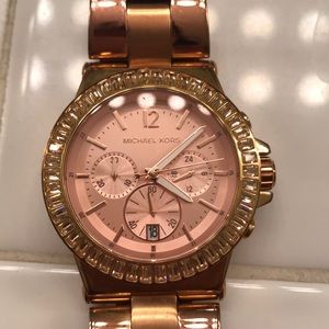 Michael Kors | Accessories | Michael Kors Womens Mk542 Dylan Rosetone ...